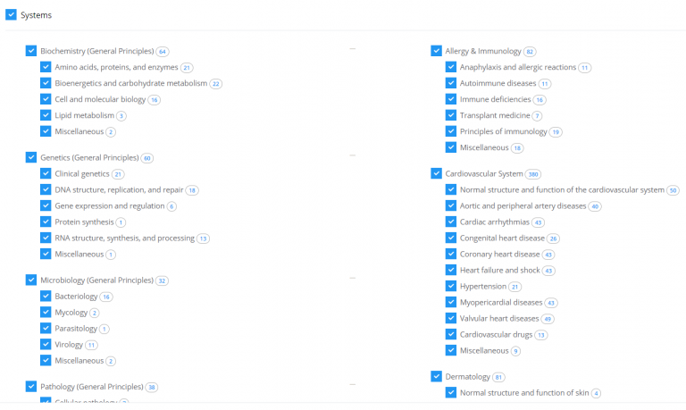 How UWorld's Step 1 Categories Prepare for In-Class and Step 1